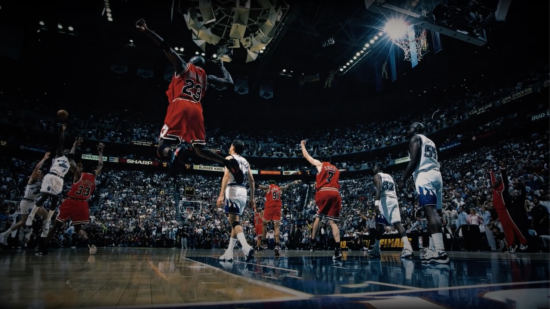 Netflix for 80's & 90's NBA Games feat Jordan, Bird & Magic - Bouncd